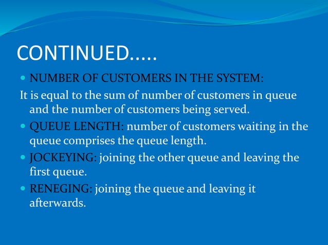Operational Research Queuing Theory Pptx