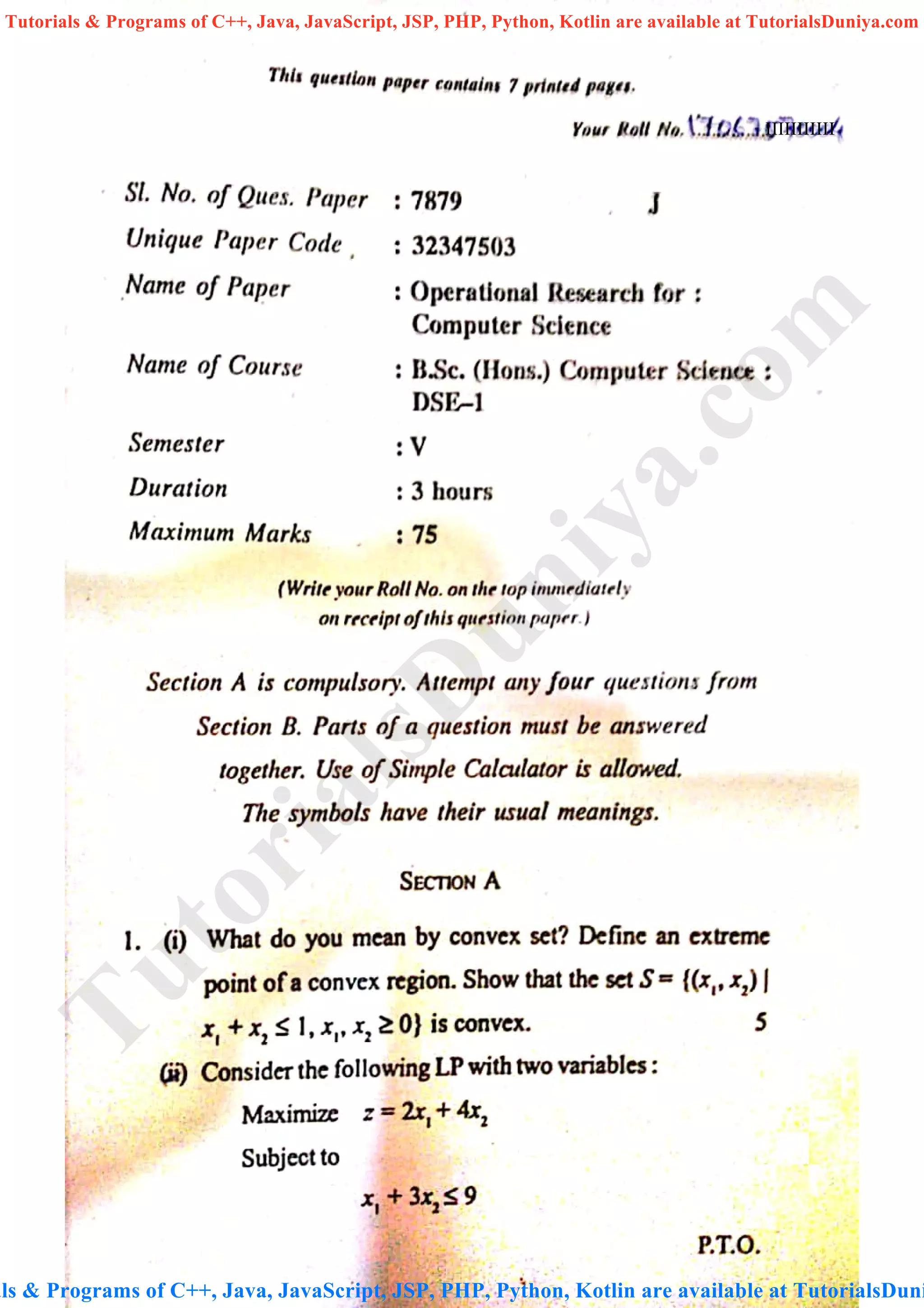 Operational research 4 dec 2019 tutorialsduniya | PDF