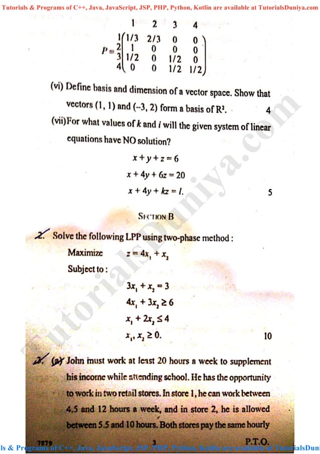 Operational research 4 dec 2019 tutorialsduniya | PDF