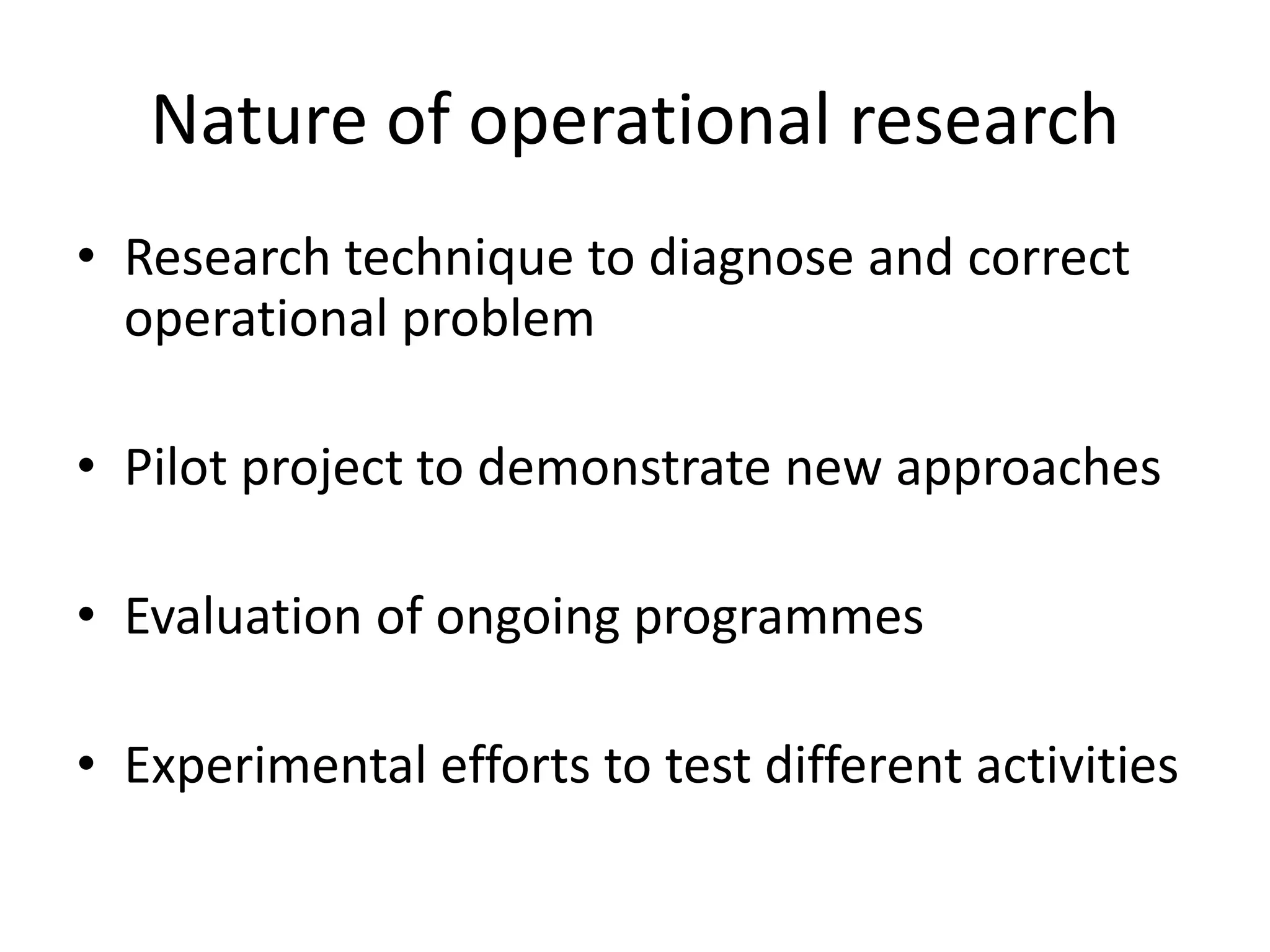 Operational research ppt | PPTX