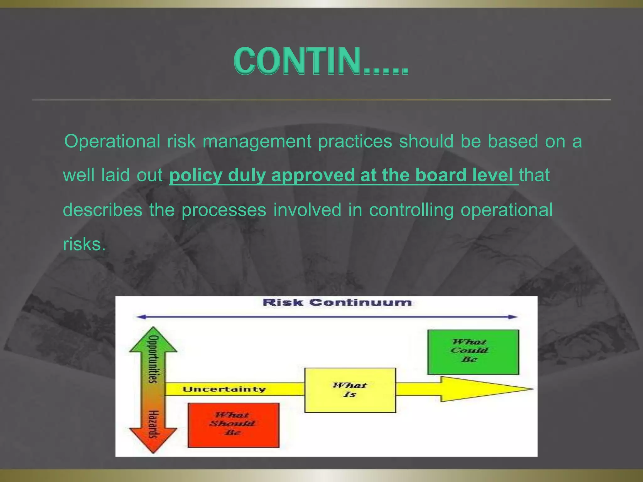 Operational risk ppt | PPTX