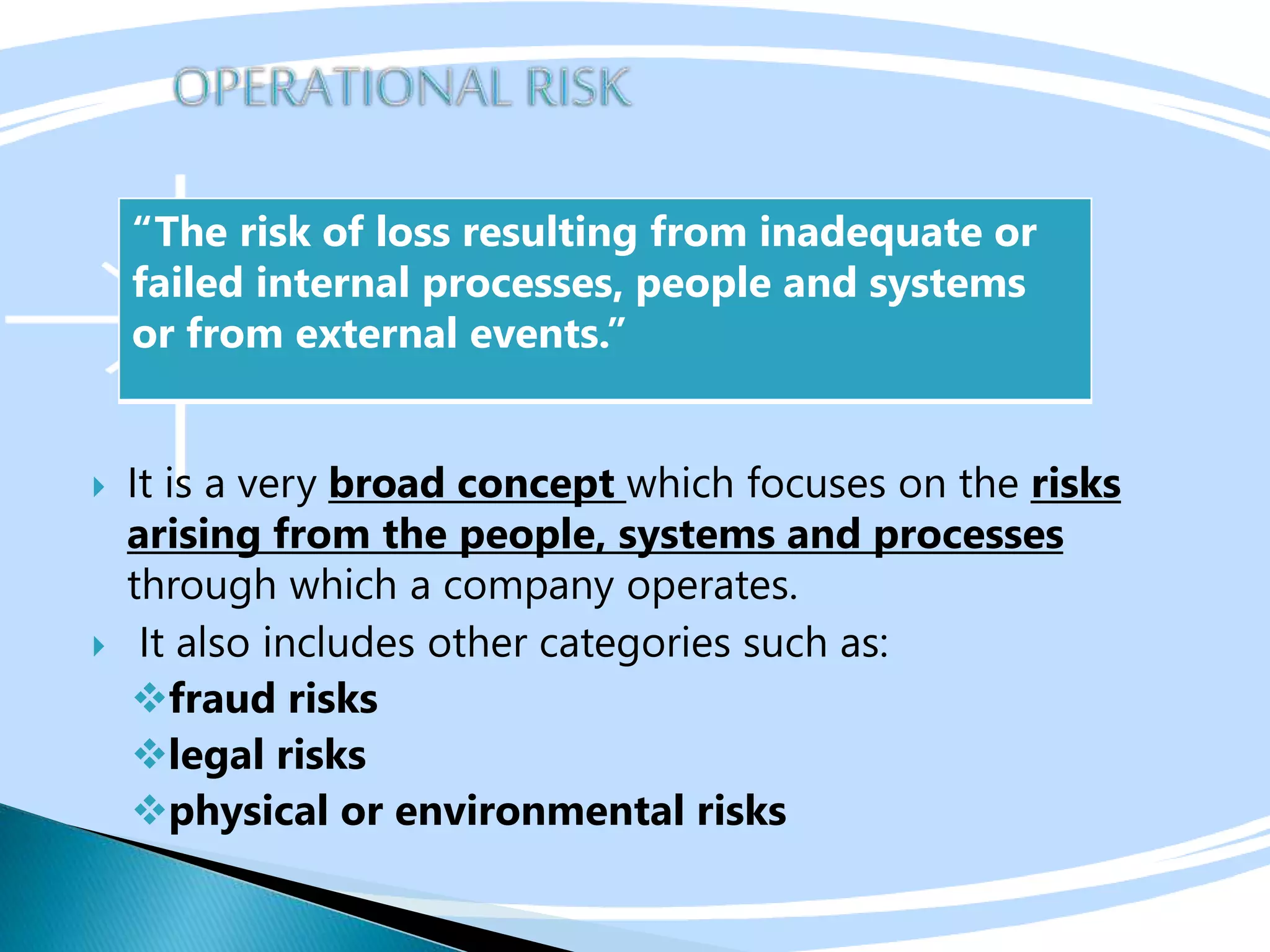 Operational risk ppt | PPTX