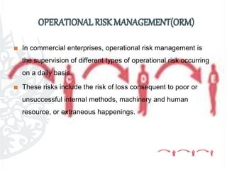 Operational risk ppt | PPTX