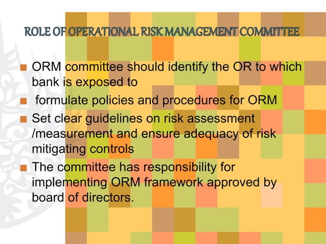Operational risk ppt | PPTX