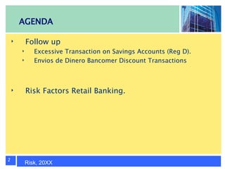 Operational Risk Committee Presentation Sample | PDF