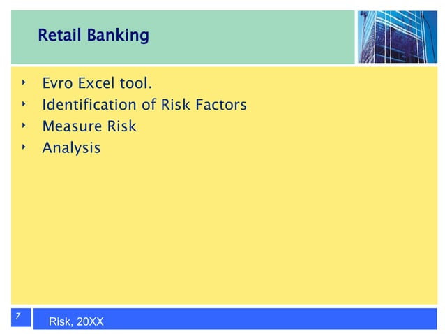 Operational Risk Committee Presentation Sample | PDF