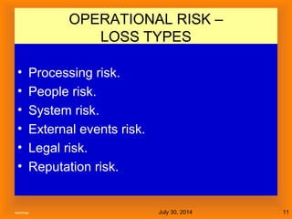 Operational risk & incident reporting | PPT