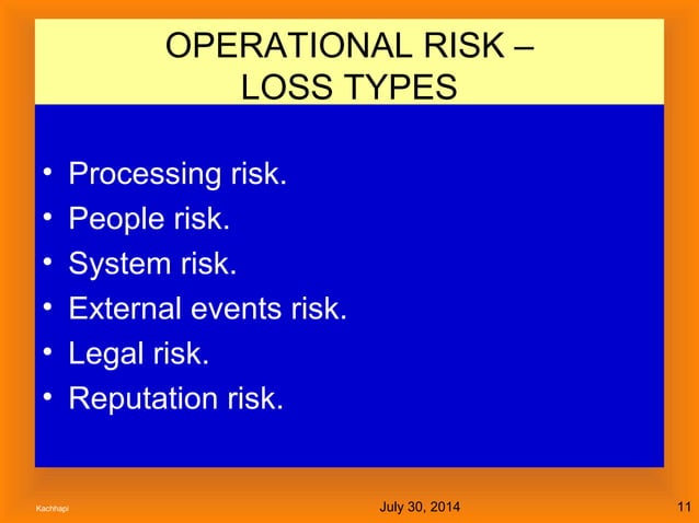 Operational risk & incident reporting | PPT