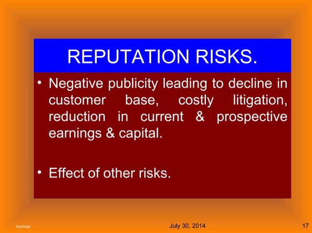 Operational risk & incident reporting | PPT