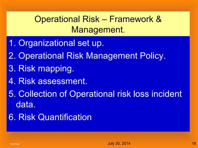 Operational risk & incident reporting | PPT