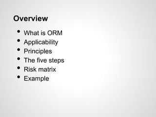 Operational risk management | PDF
