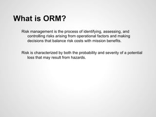 Operational risk management | PDF