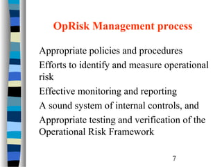 Operational risk management | PPT