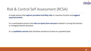 Operational Risk Management - A Gateway to managing the risk profile of ...