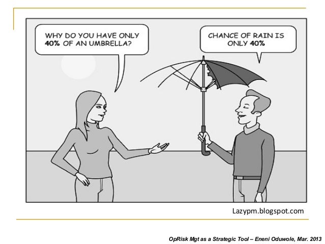 Operational risk management a strategic tool