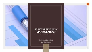 Enterprise Risk Management & Organizational Excellence | PPT