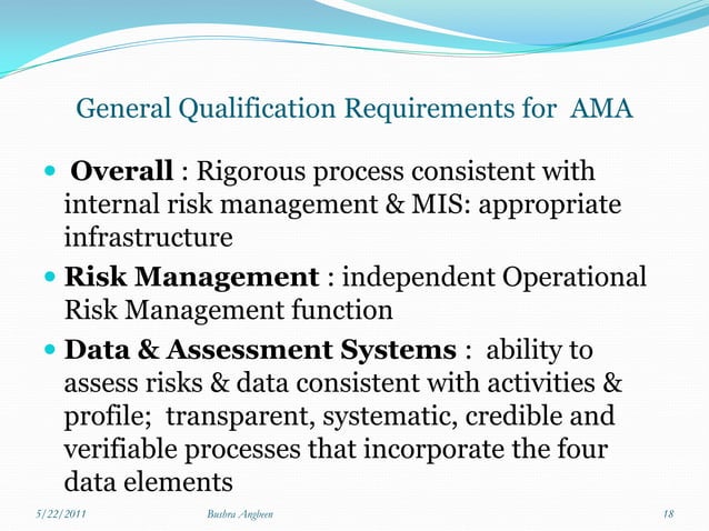 Operational risk management (orm) | PDF