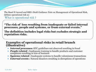 Operational risk management (orm) | PDF