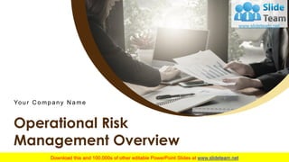 Operational Risk Management Overview PowerPoint presentation Slides | PDF