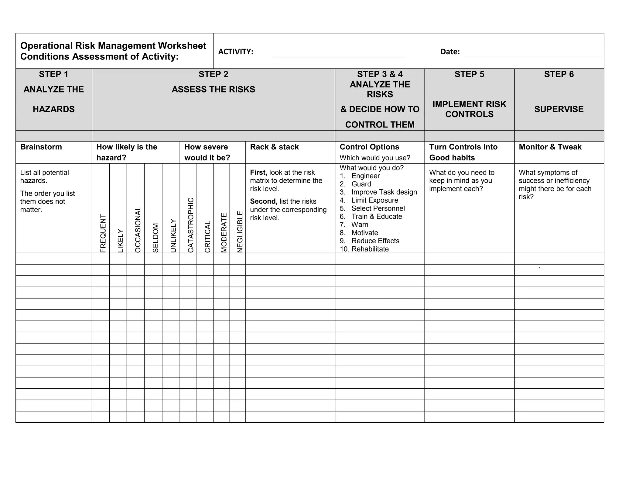 Operational risk management_workshe_133_c0bd7b0452 | PDF