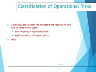 operations risk management power point presentation. | PPT
