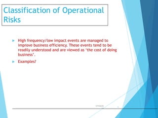 operations risk management power point presentation. | PPT