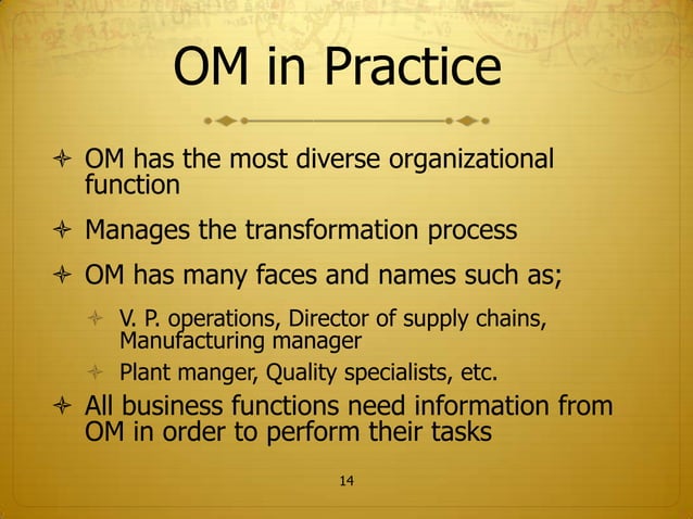 Operational success | PPTX | Business | Business and Finance