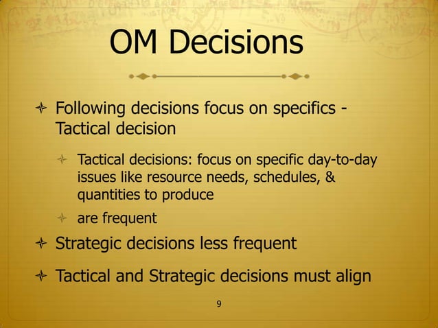 Operational success | PPTX | Business | Business and Finance