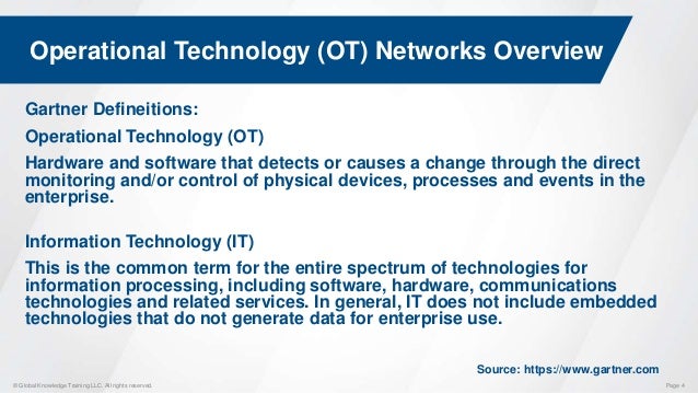 Operational Technology (OT) Network Security Challenges and Solutions Operational Technology (OT) Network Security Challenges and Solutions