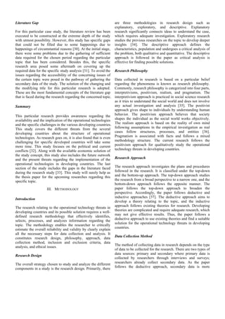 Operational technology threats in developing countries and possible ...