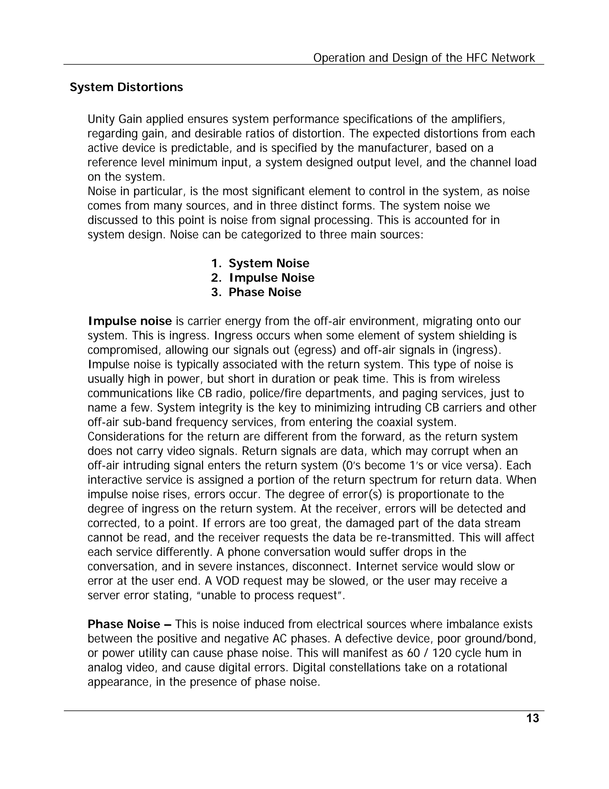 Operation and design hfc | PDF