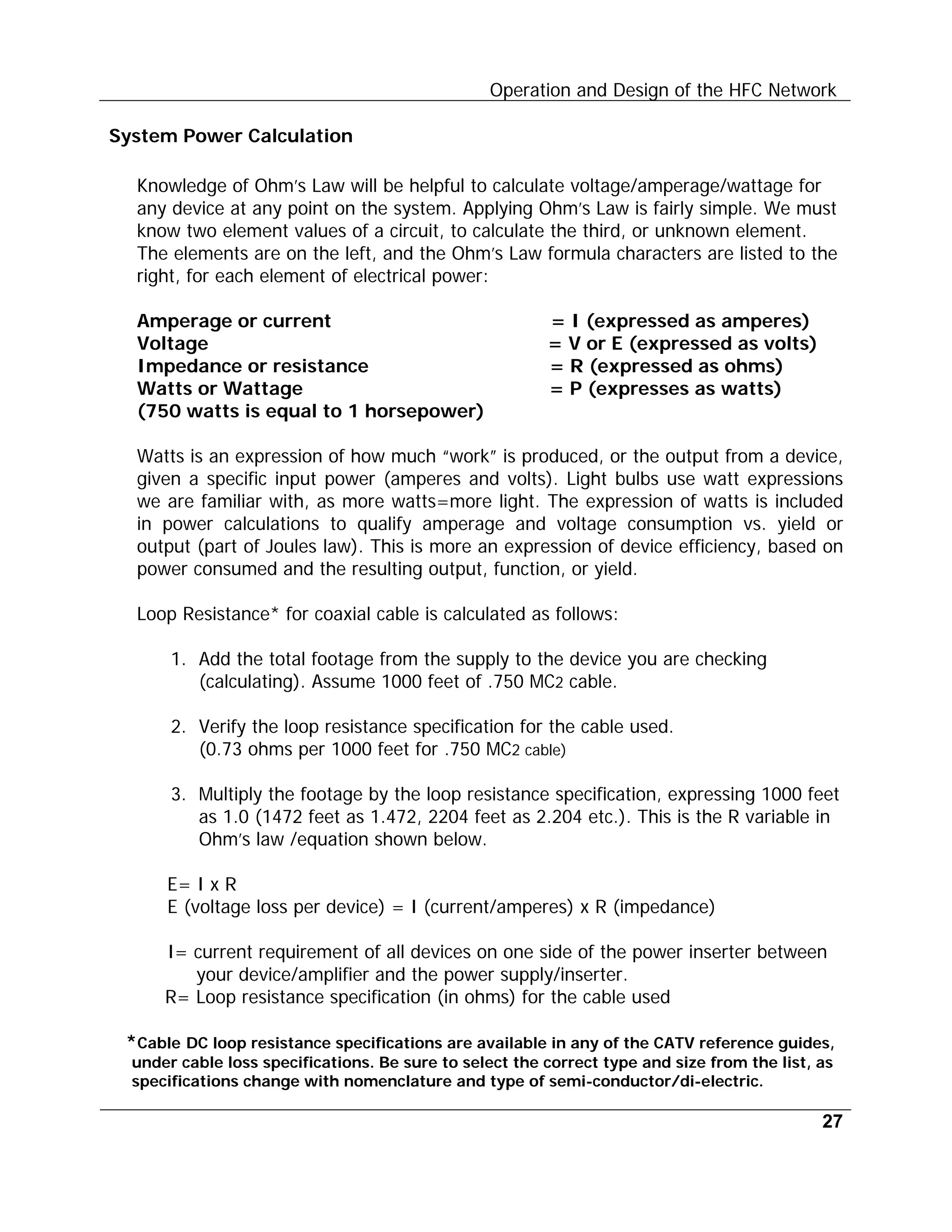 Operation and design hfc | PDF