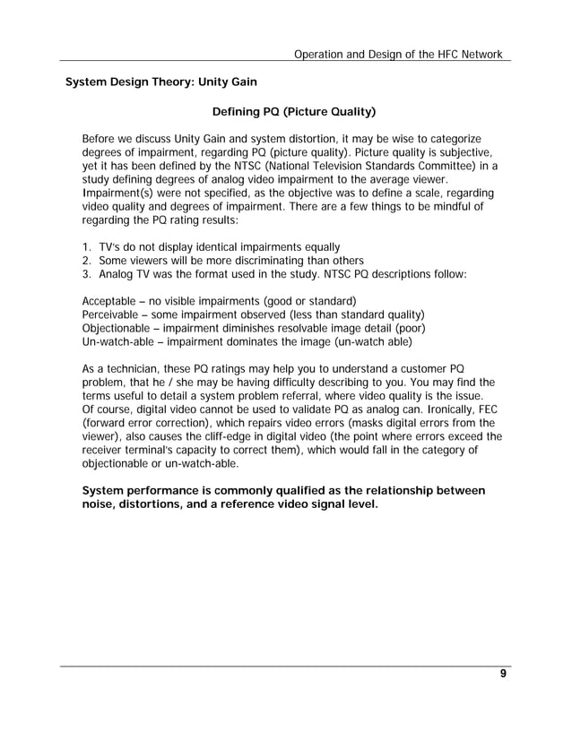 Operation and design hfc | PDF