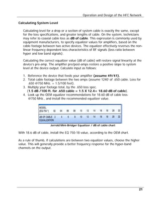 Operation and design hfc | PDF