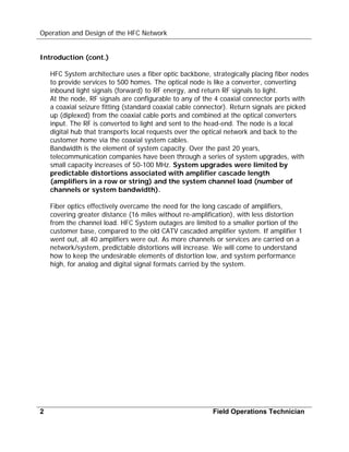 Operation and design hfc | PDF