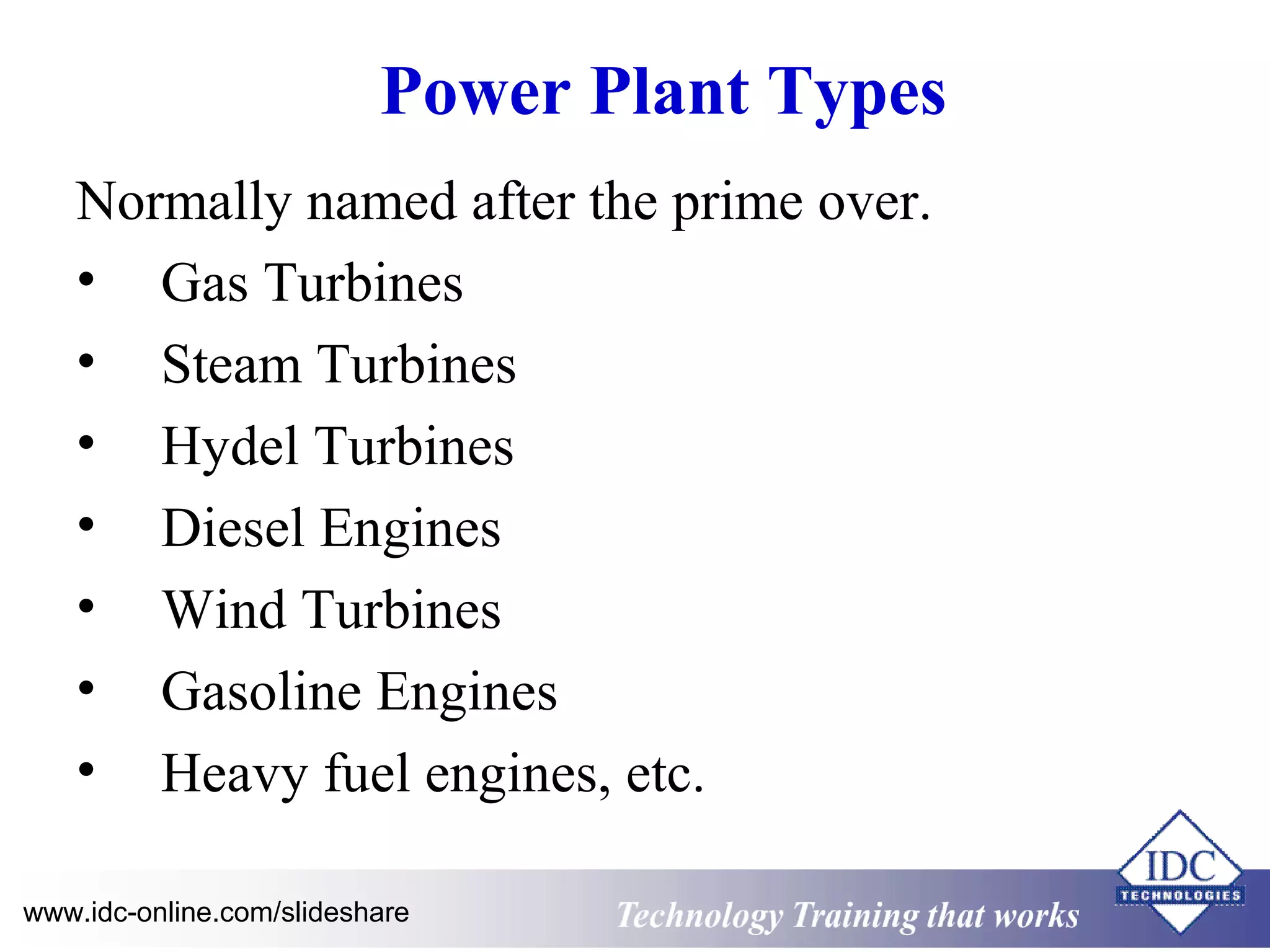 Operation and Maintenance of Diesel Power Generating Plants | PPT
