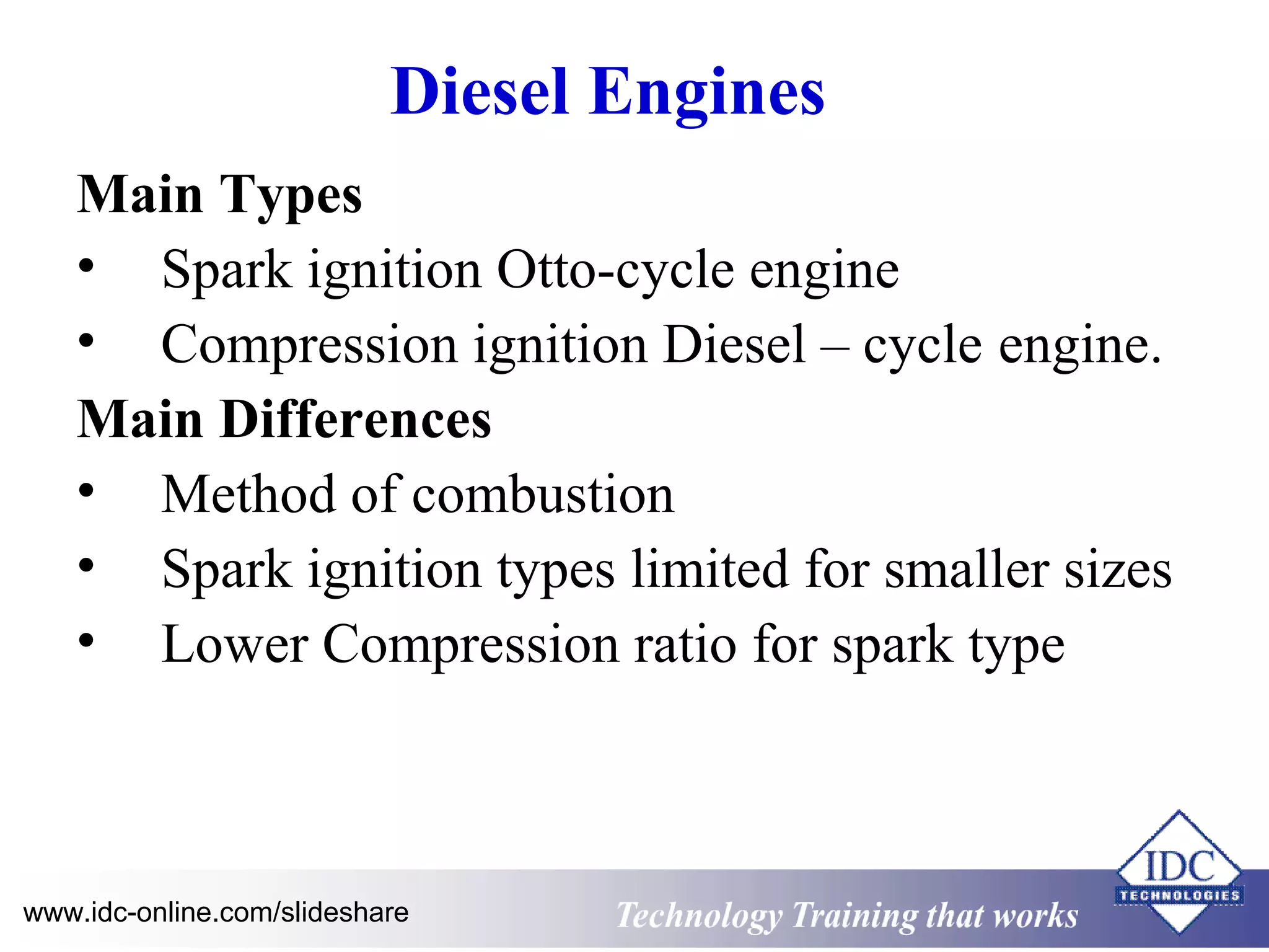 Operation and Maintenance of Diesel Power Generating Plants | PPT