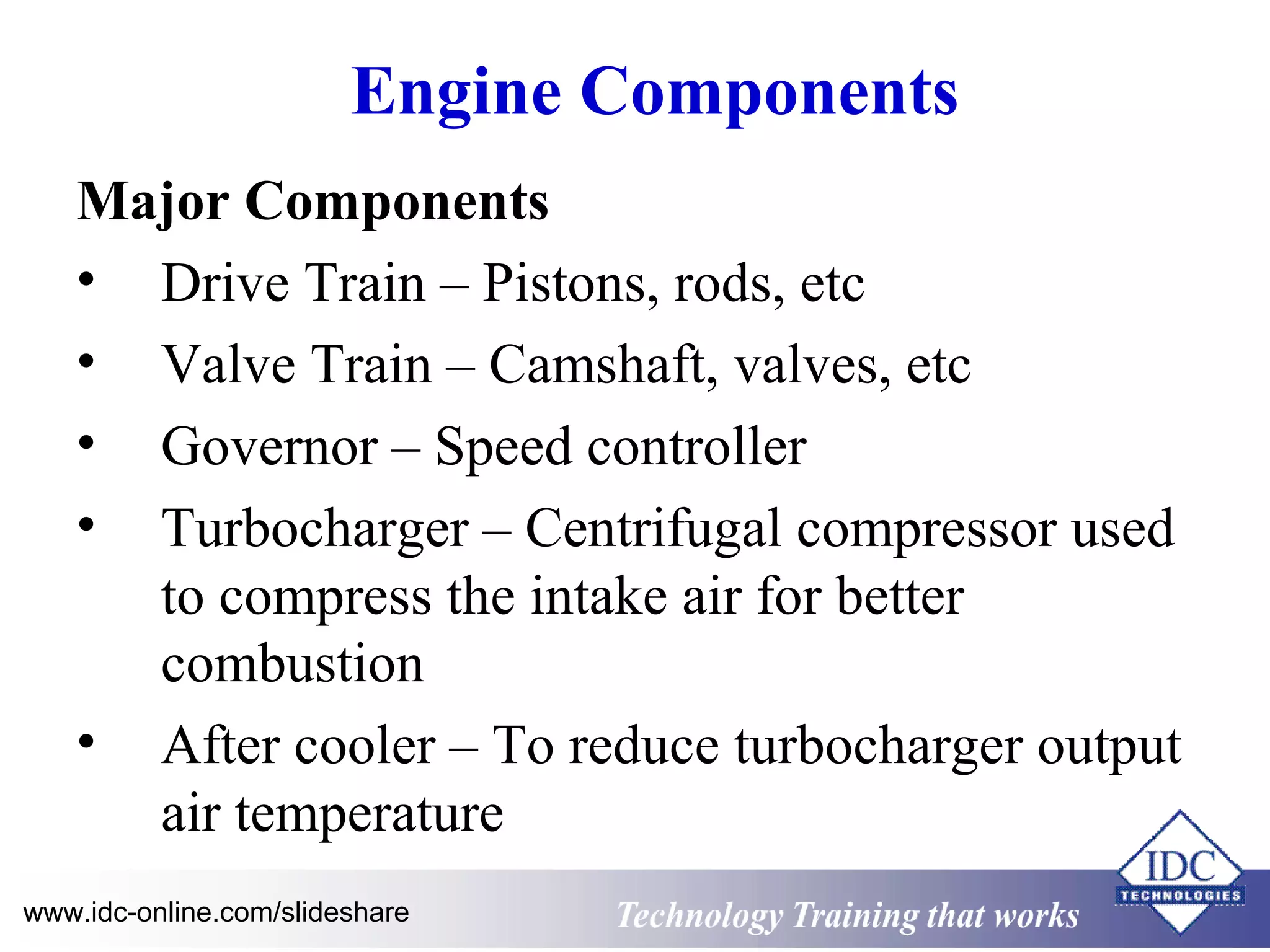 Operation and Maintenance of Diesel Power Generating Plants | PPT