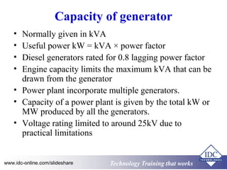 Operation and Maintenance of Diesel Power Generating Plants | PPT