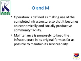 Operation and maintenance (o&m) | PPT