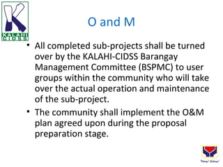 Operation and maintenance (o&m) | PPT