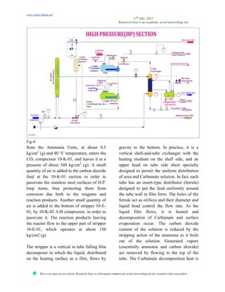 OPERATION AND TROUBLE SHOOTING IN UREA SYNTHESI SSECTION.pdf