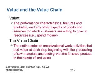 Operation and value chain management | PPT