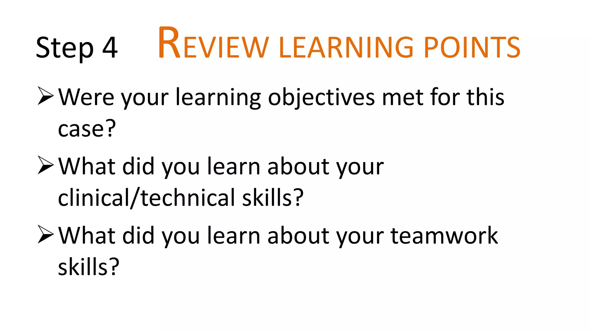 Operation debrief SHARP Tool | PPTX