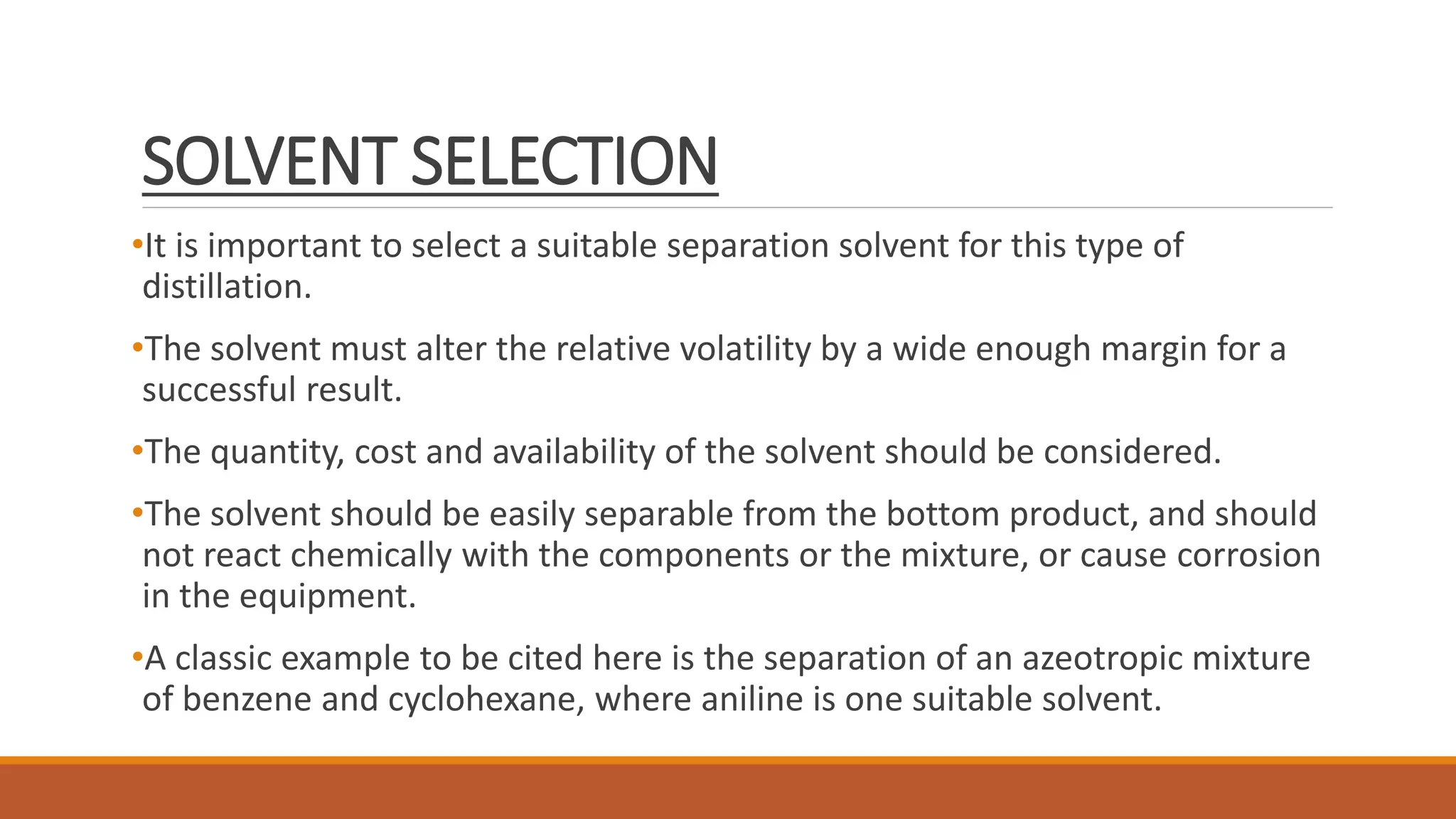 Azeotropic and Extractive Distillation | PPTX
