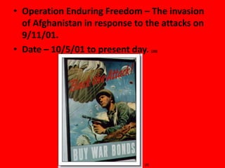 Operation Enduring Freedom | PPTX