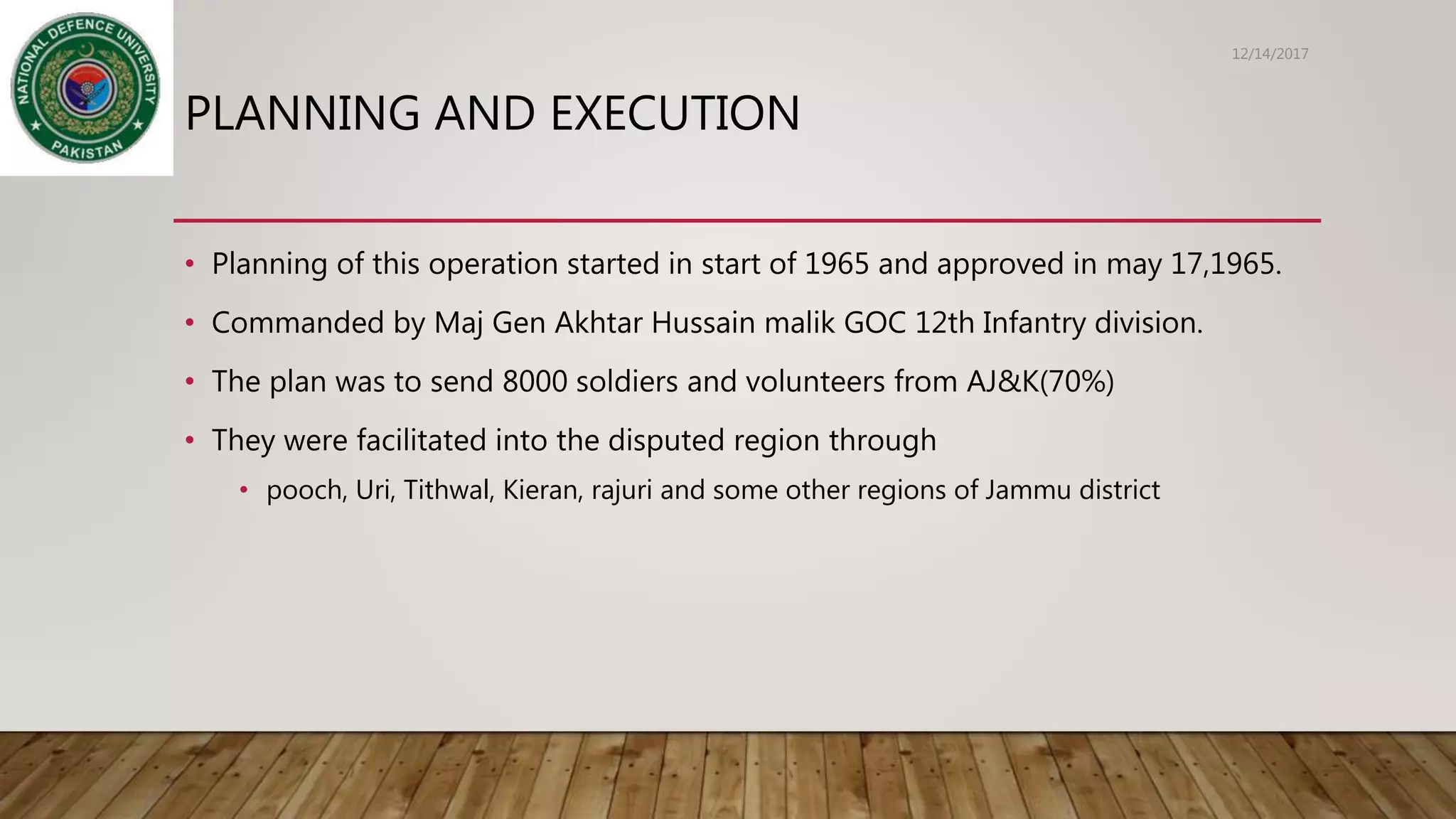 Operation gibralter | PPTX