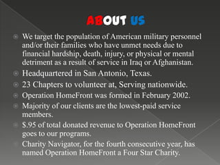 Operation homefront | PPT