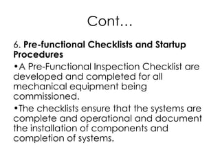 Commissioning and Operations | PPT