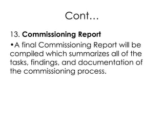 Commissioning and Operations | PPT